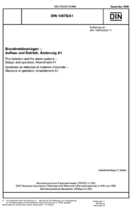 DIN 14675 Zertifizierung BMA und SAA | UB Wenzel